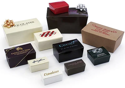 6 5/8 x 3 3/4 x 3 1/2, Contemporary Ballotin Paper Candy Boxes, 1 lb ...