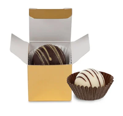 1 1/2 x 1 1/2 x 1 1/2, Tiny Cube Candy Box, Kraft - Action Bags