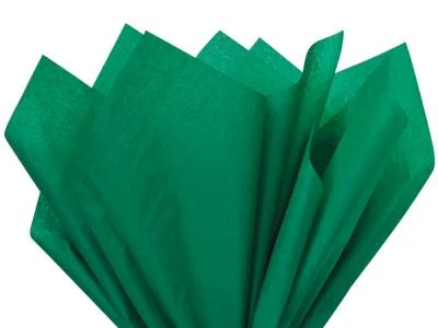 15 x 20, Colored Tissue Paper, Emerald - Action Bags