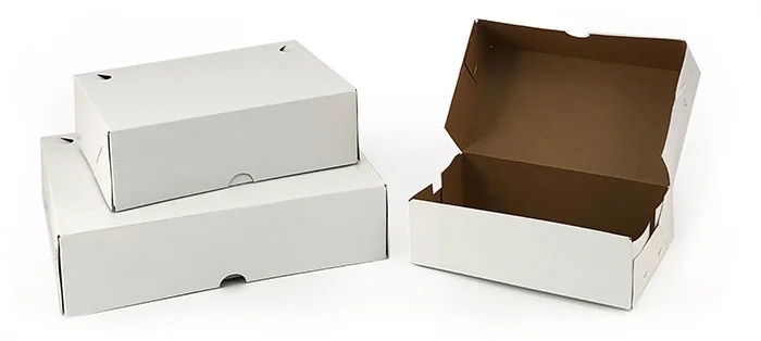 9 x 5 x 3, Snack Box w/ Auto 6 Corner Beer, White - Action Bags